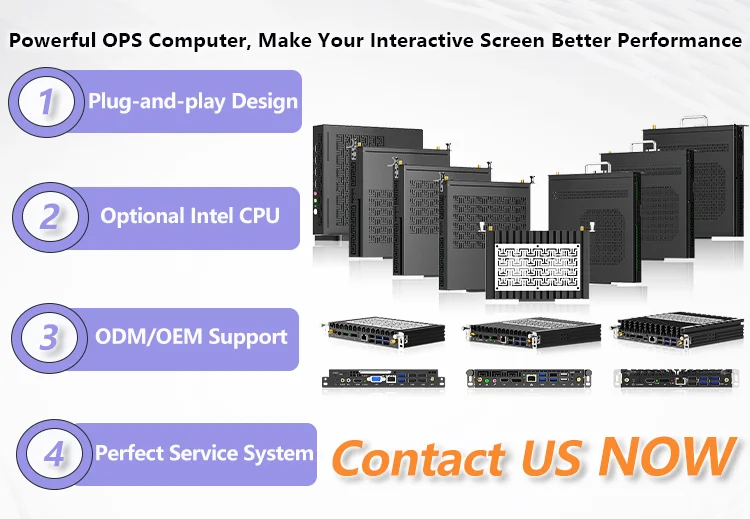 Digital Whiteboard Smart Board 80pin Ops Computer For Business ...