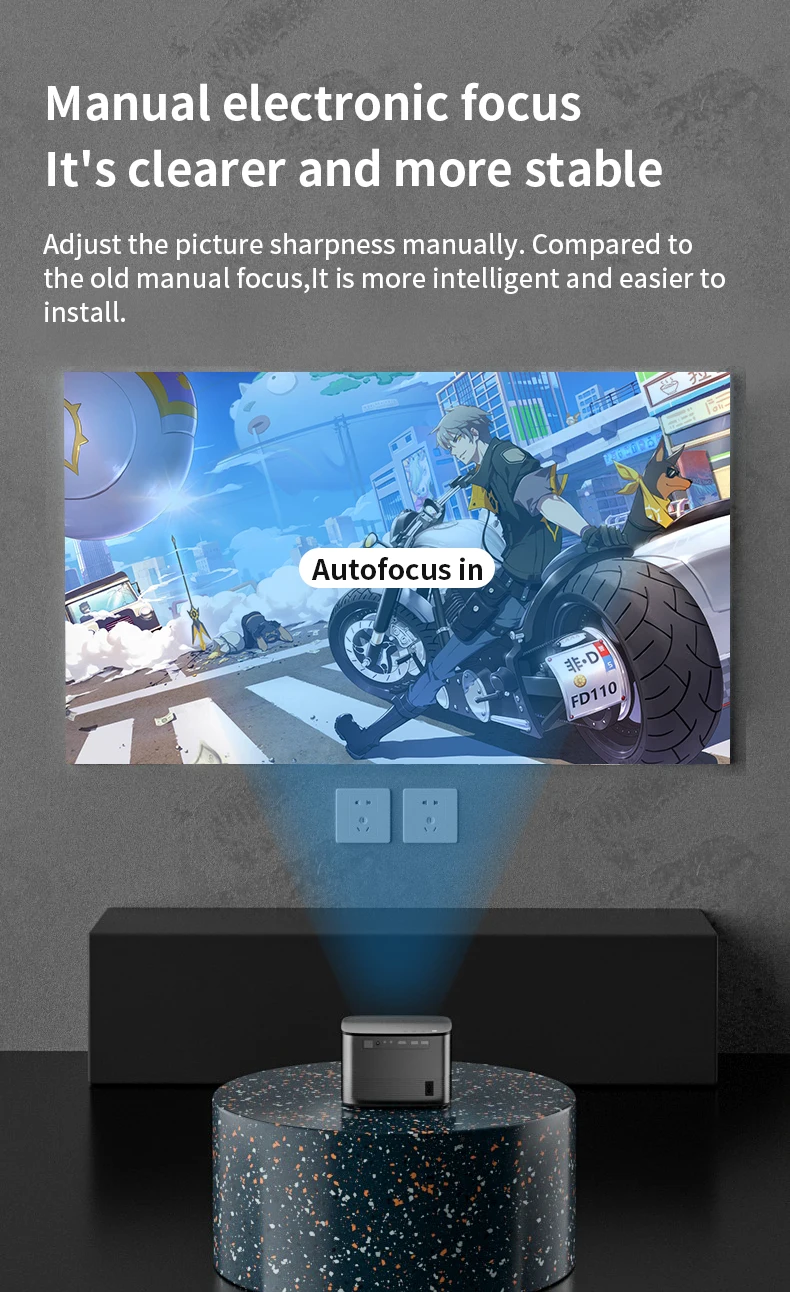 4k Projector With Android System Led For Home Theater And Office Use ...