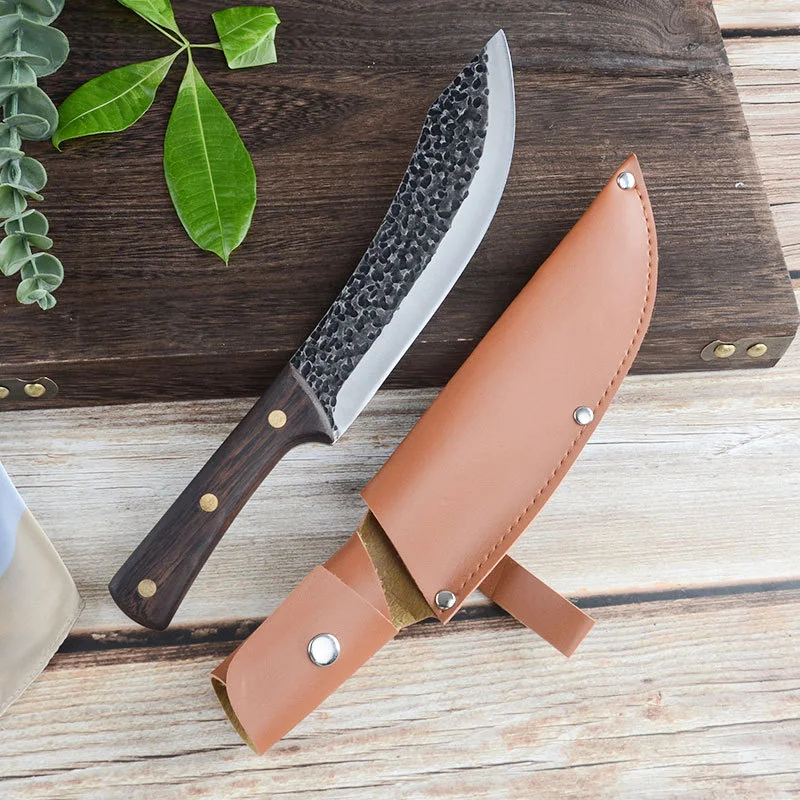 Sharp High Carbon Steel Butcher Knives - Durable & Efficient
