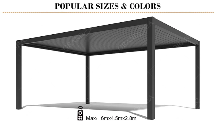 Aluminum Outdoor Garden Pergola - Modern & Durable Design