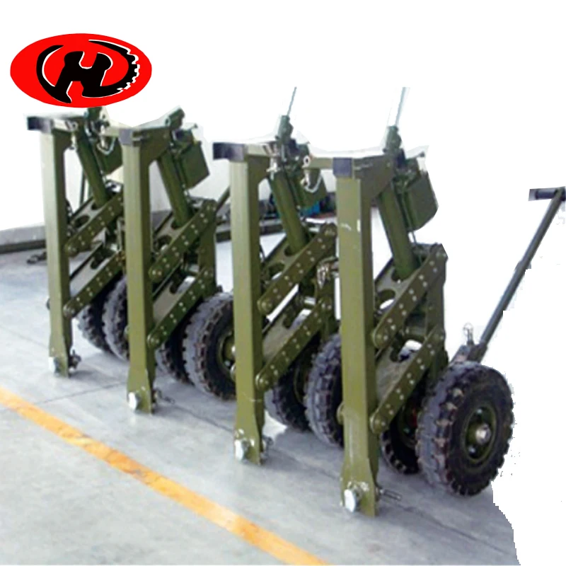 Iso Shipping Container Moving Dolly Casters Wheels With Flat Free Solid ...