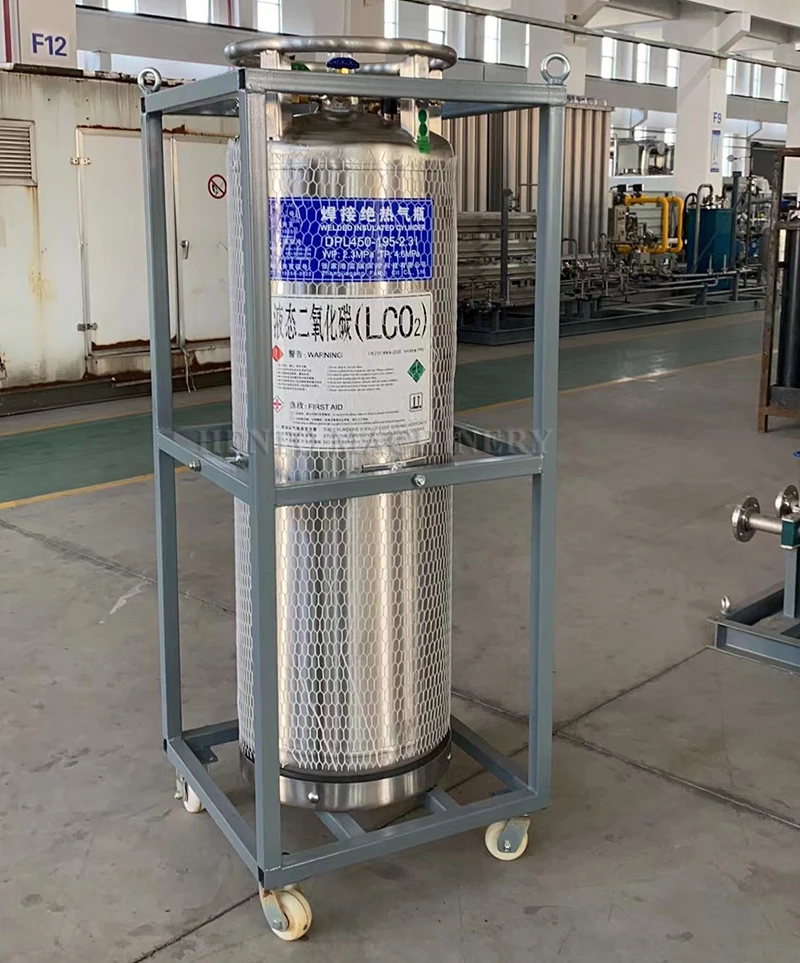Industrial Oxygen Nitrogen Gas Cylinder / Cryogenic Nitrogen Tank ...