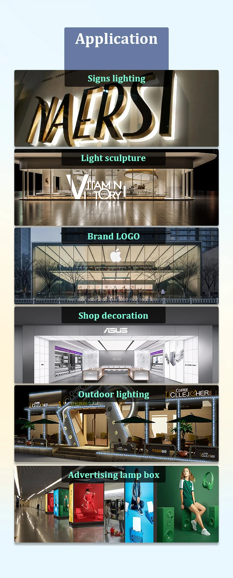 MINI Size High Quality High Brightness 3LED Module Sign Light for Signs ...