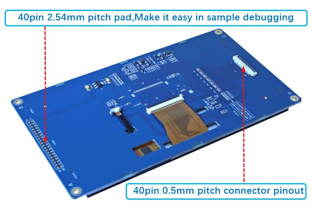 7 Inch RGB IPS TFT LCD Display - Ideal for Automotive Dashboards