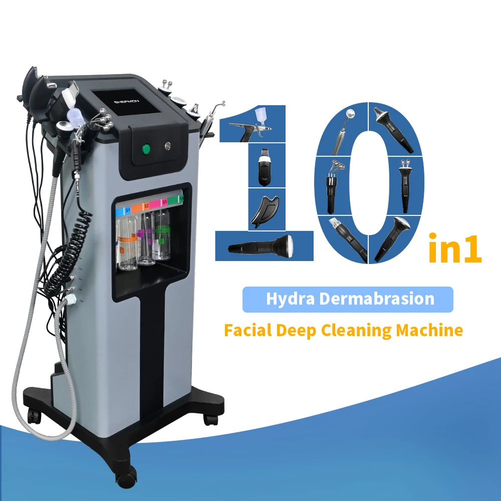10 IN1 Skin Tightening Aesthetic Medicine Hydrodermabrasion Facial ...
