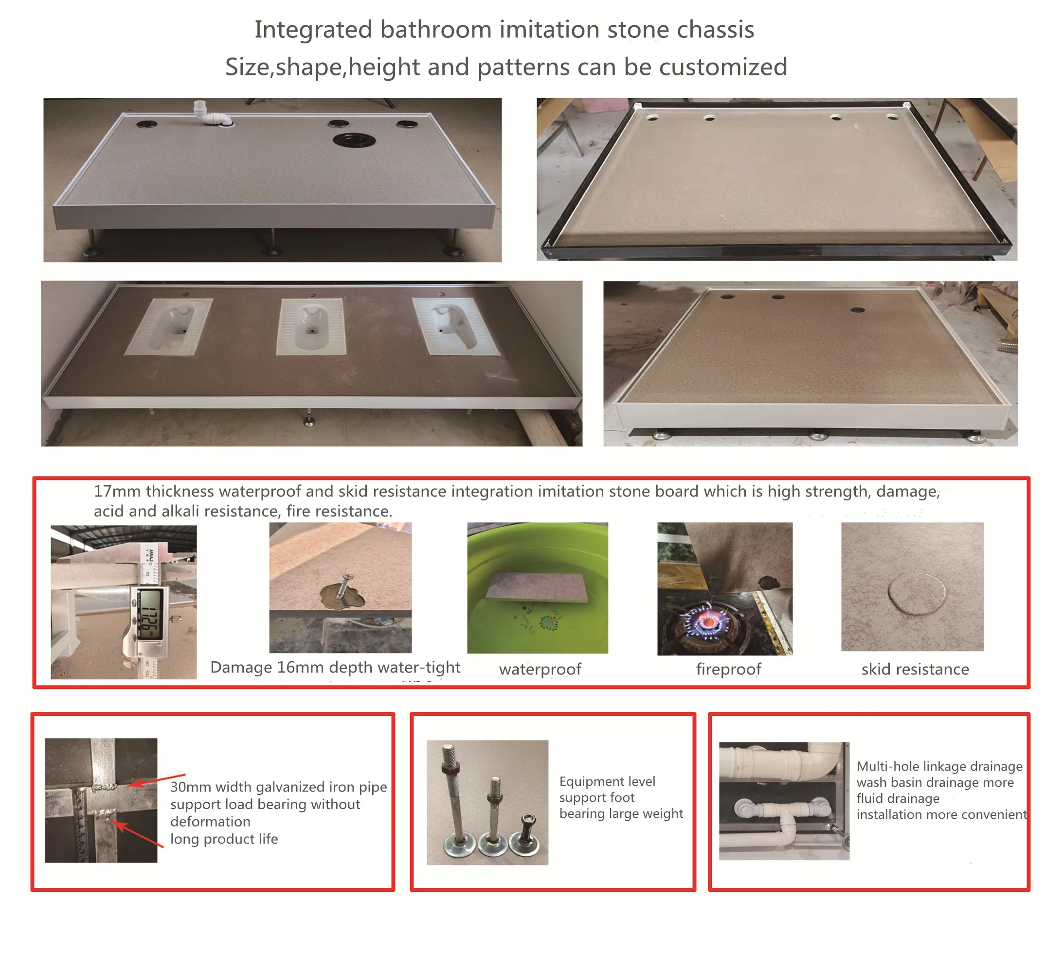 Indoor Outdoor Prefab Bathroom - Complete All in One Units