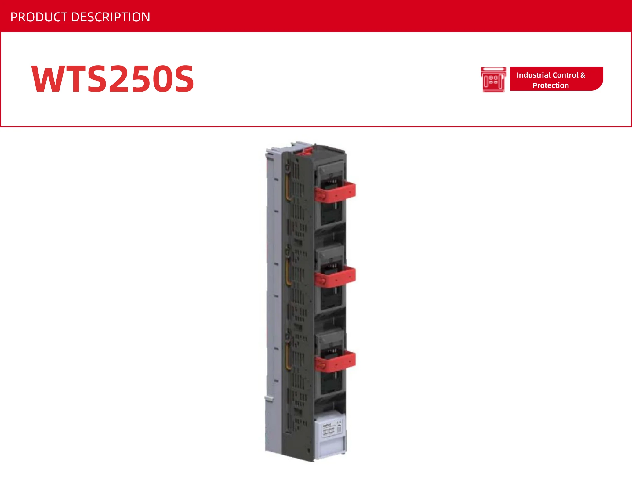 Fuse Switch Disconnector 250A-1000VAC for Digital Feeder Pillar