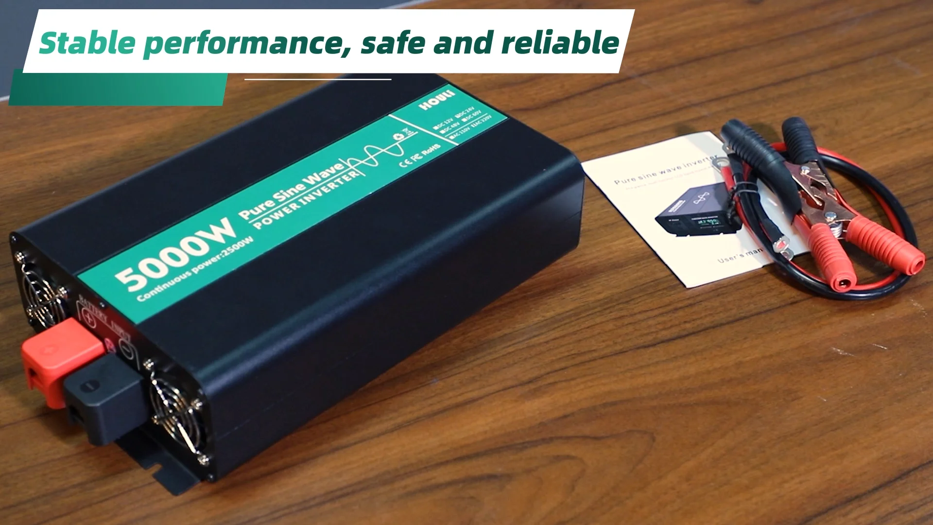 Houli 24v To 220v 6000 Watt Pure Sine Wave Inverter Dc 12v 24v To Ac ...