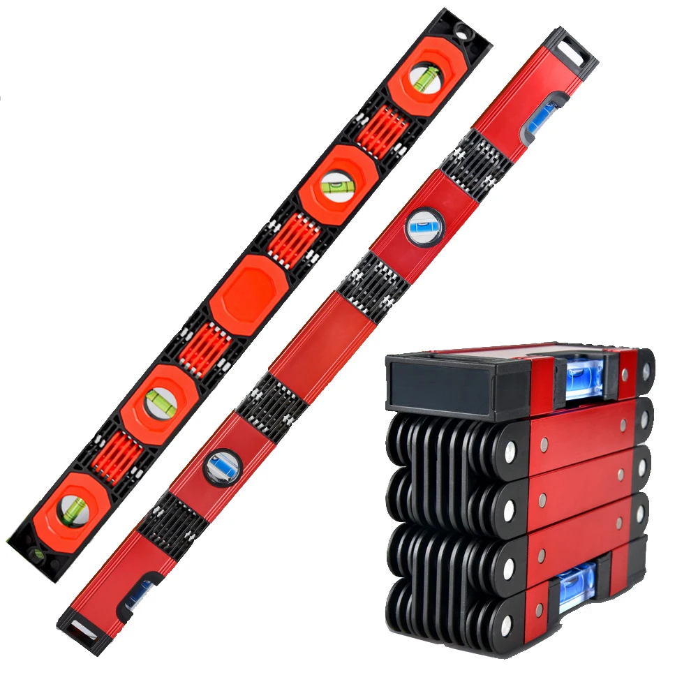 Wholesale Portable Aluminum Magnetic Spirit Level 5 Sides