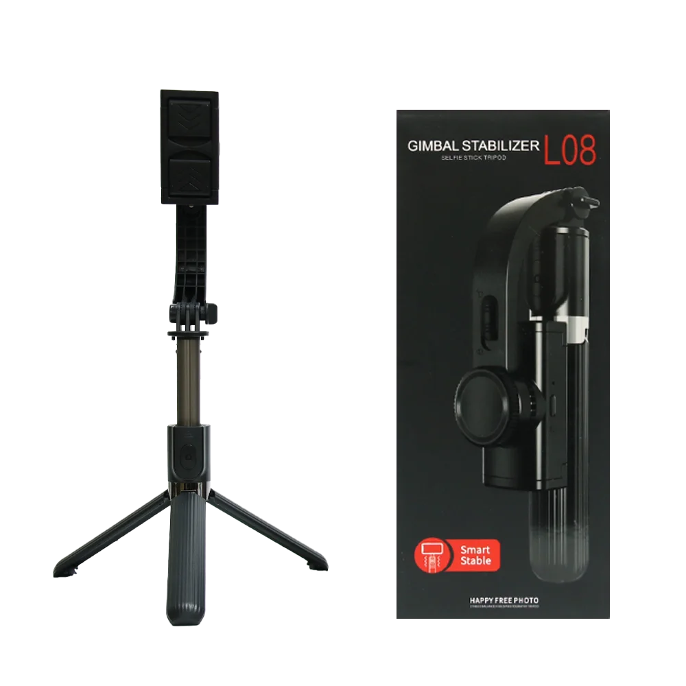 Gimbal One-axis Stabilizer Tripod Selfie Stick Wireless Remote Control ...