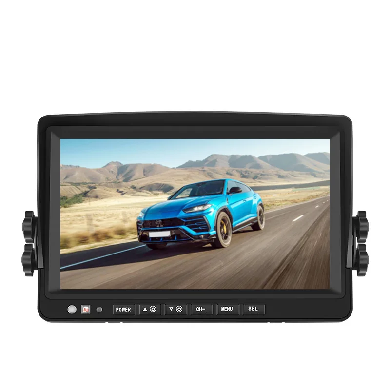 9-35v Desktop Monitor 9 Inch Car Mirror Screen Night Vision Rear 2 ...