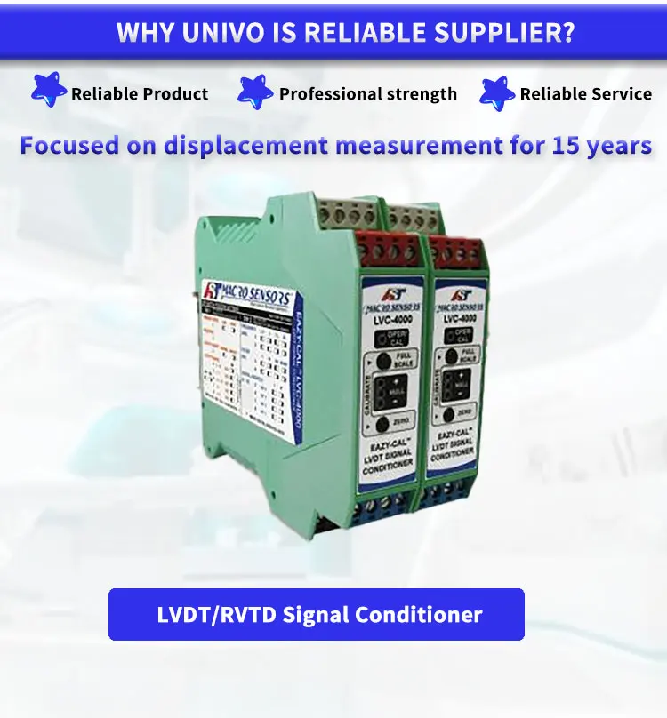 Univo Lvc4000 Y Lvdt Half Bridge Differential Transmitter Signal ...