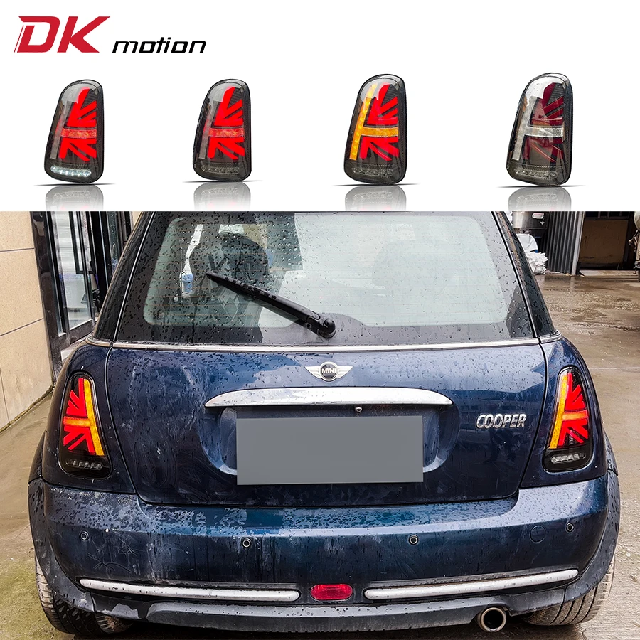 Car Modified Tail Lamp Smoked Led Tail Light For Bmw Mini R50 2001 ...