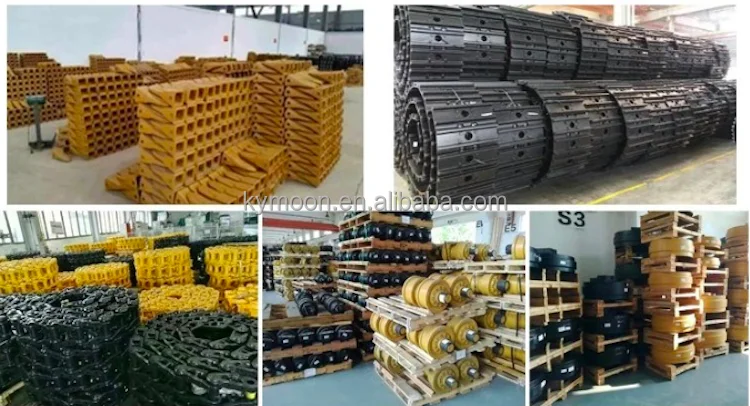 Steel Track Shoe Bulldozer Excavator Track Pad Shoes Mini Track Link ...