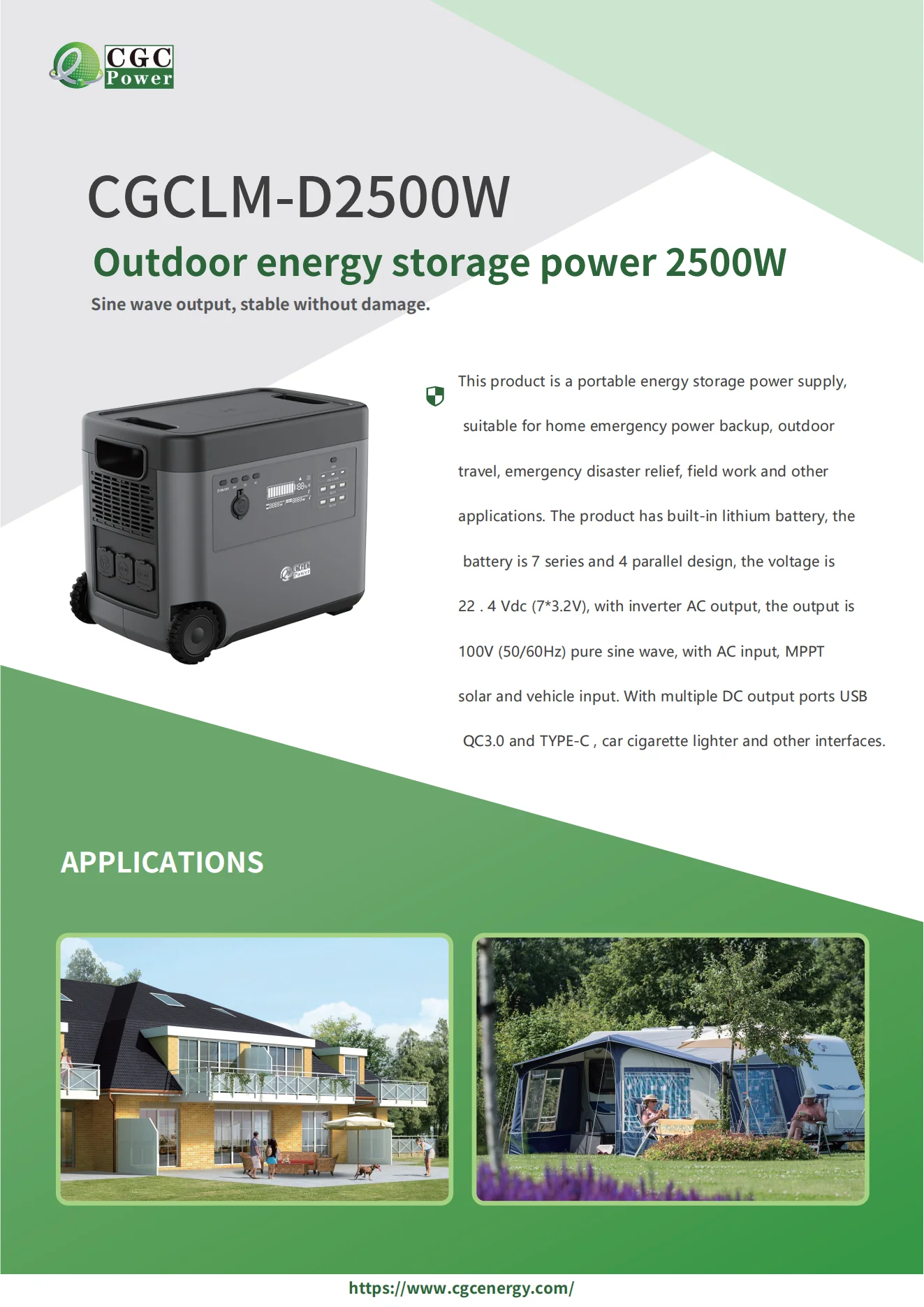 Portable Energy Storage Power Supply Solar Station 1800w 2000w Lifepo4 ...