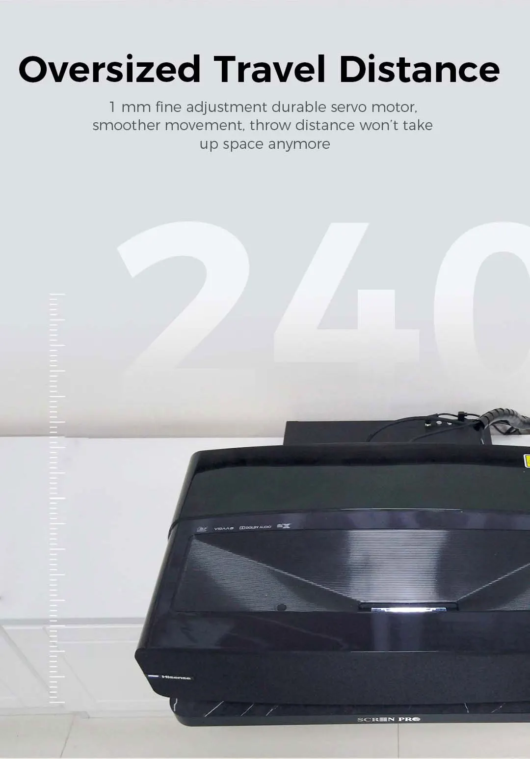 Smart Motorized UST Projector Stand Holder - Adjustable & Durable