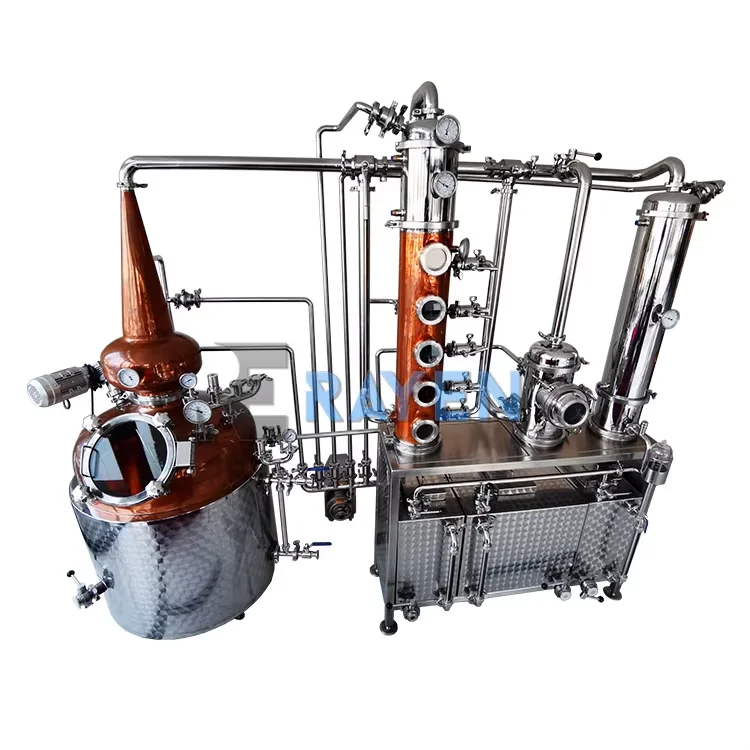 500l Alcohol column still Distiller Distillation copper alcohol ...