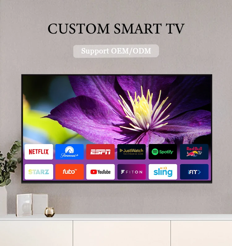 Slim Smart TV - 24 to 75 Inch Android Tvs for Home & Office