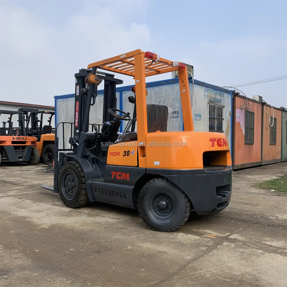 Used Tcm 3 Tons Forklift With Side Shift,Heli 5ton 10t Diesel Second Hand Forkliftlift 4m,Tcm ...