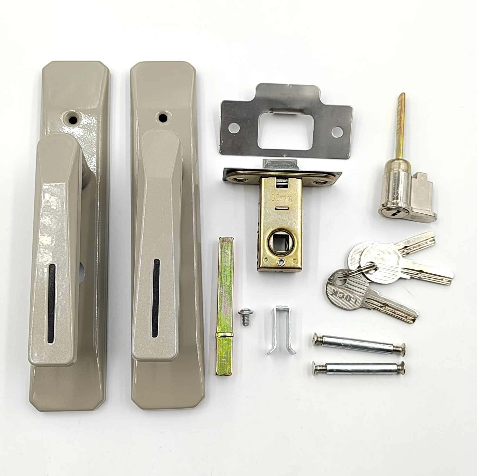 Economical Bathroom Door Handle Lock Toilet Lock Set Interior Door Lock ...