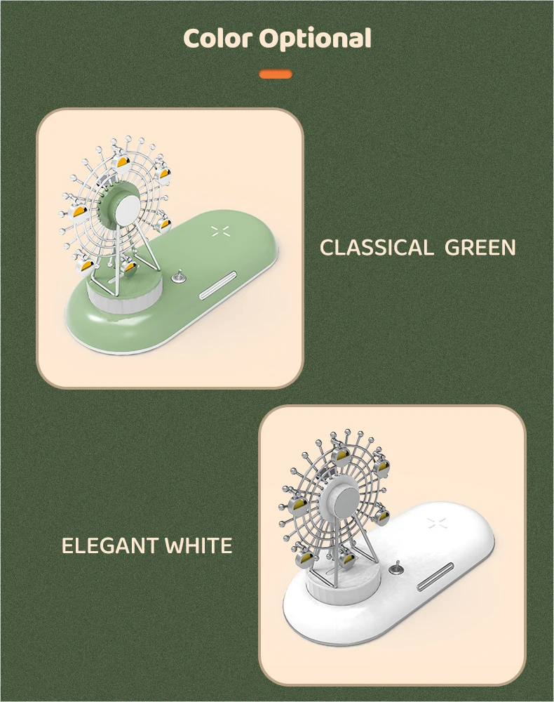 Viewtec Ferris Wheel Wireless Charger With Aromatherapy Function ...