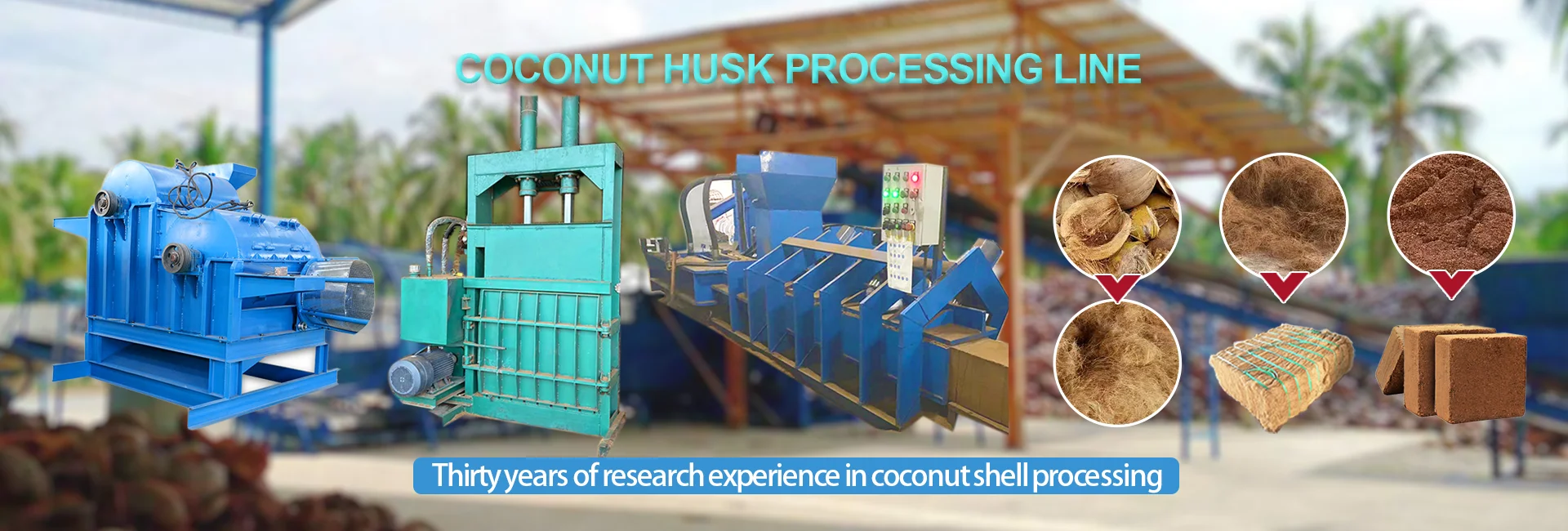 Philippine Popular Coconut Husk Shredder Machine High Capacity