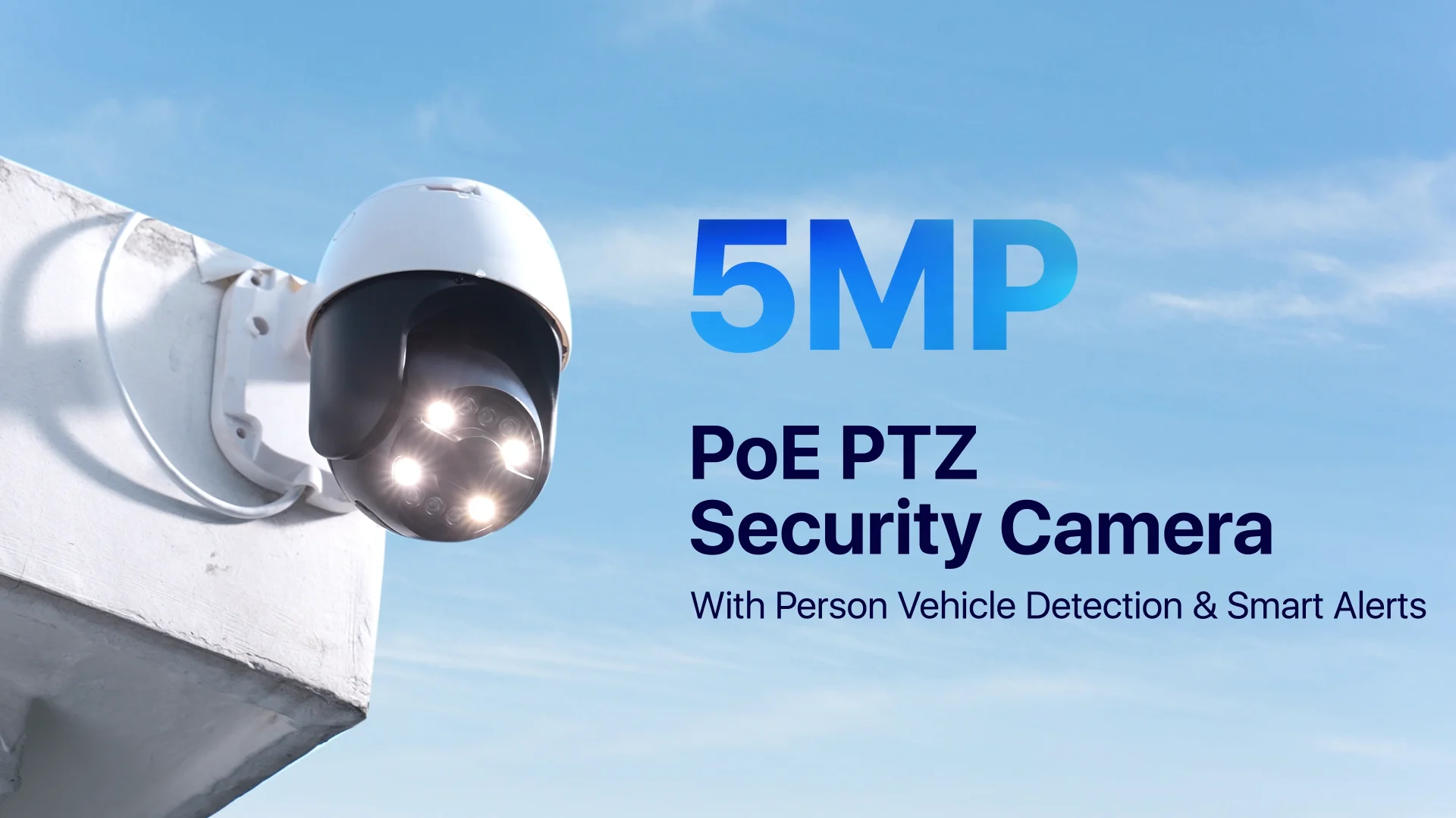 4 Units 3k 5mp Poe 8 Ch Motion Detection Poe Camera Set Ai Powered Ptz ...