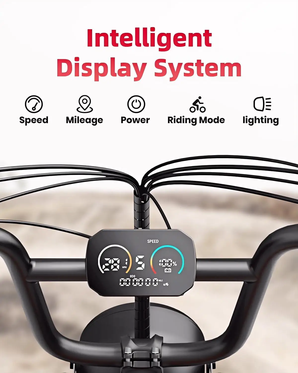 Wingo G60 Electric Big Wheel Bike 250W 48V Electric Bike EU Warehouse ...