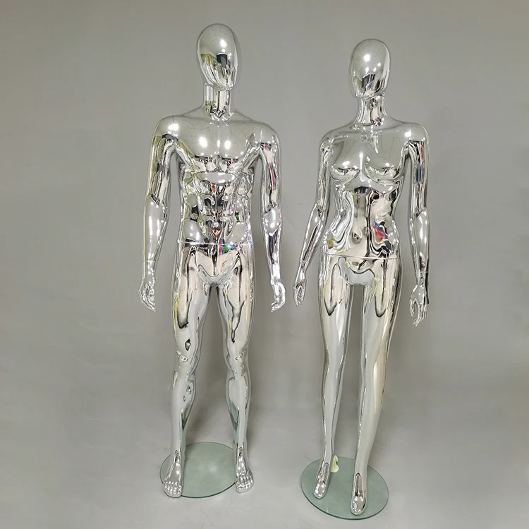 Colorful Chrome Mannequins - Perfect for Window Displays