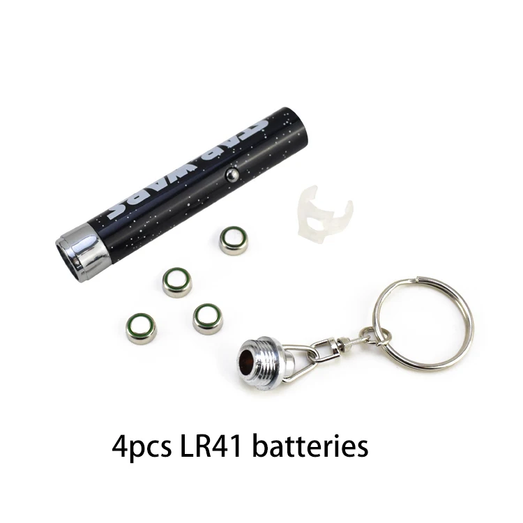 Custom Logo Projected Mini LED Flashlight Keychain