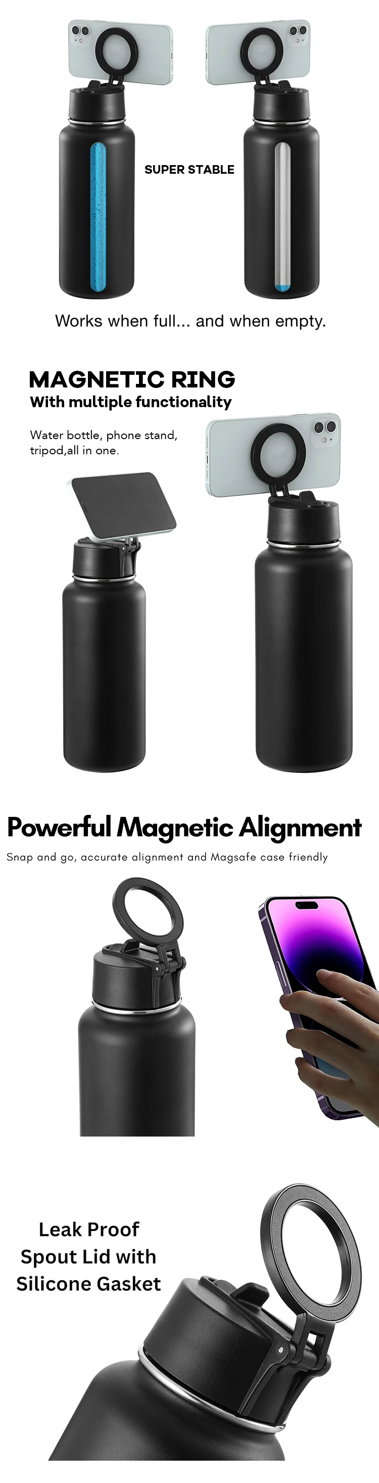 New Design Everich Double-Walled Stainless Steel Wide Mouth Water ...