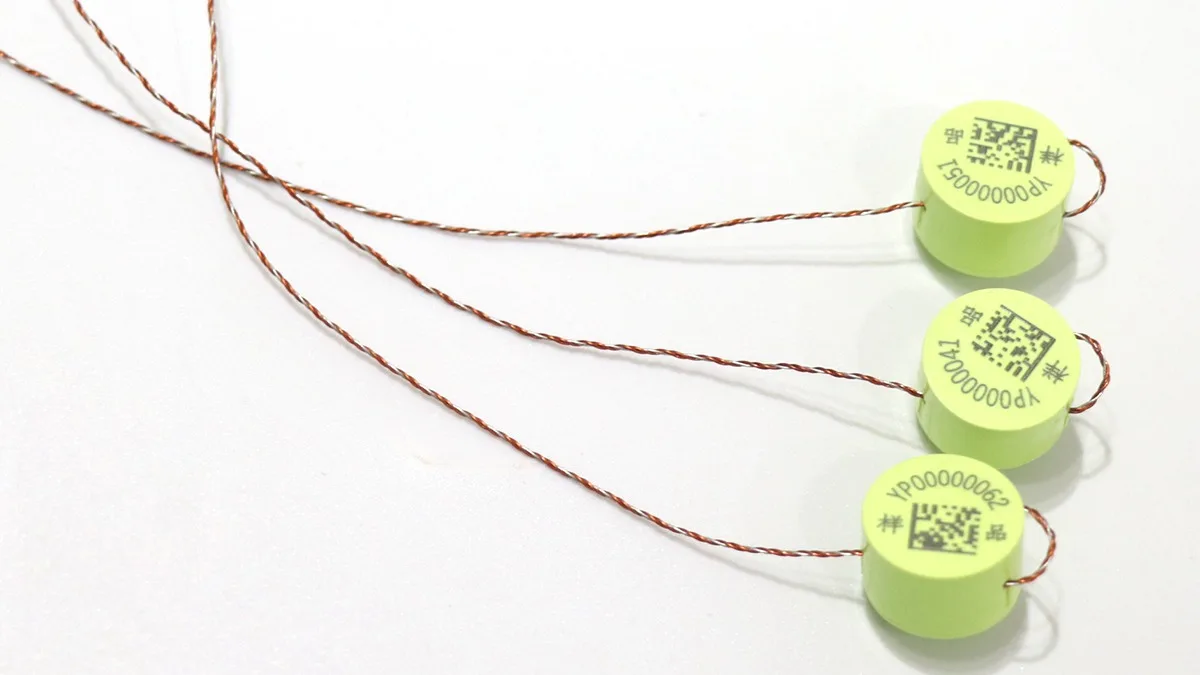 Good Quality Wire Lead Security Seals For Twist Water Meter Seals Box ...