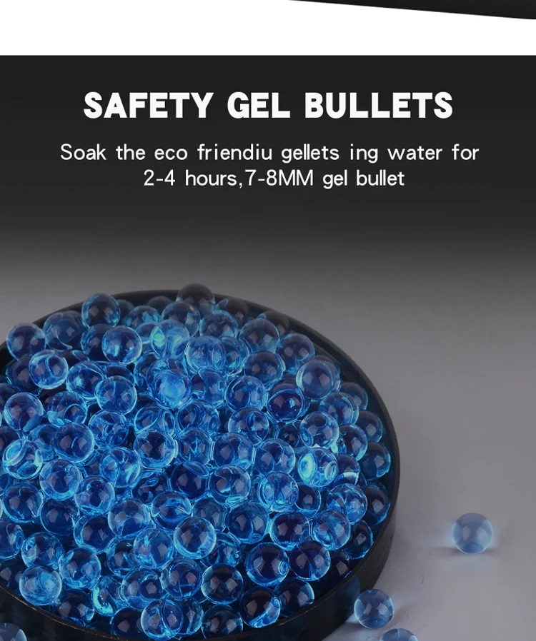Electric Ak 47 Gun Gel Ball Blaster Orby Water Bead Blaster Splatter ...