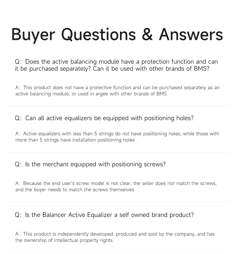 5A Active Balancer 16S Capacitive Equalizer for LiFePO4 Lithium-ion ...