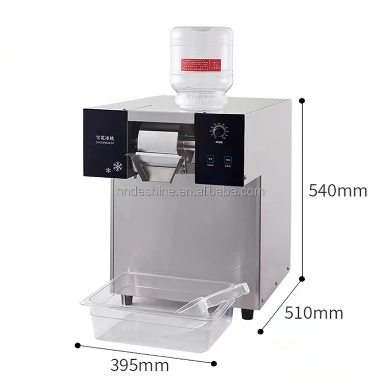 Commercial Korean Korea Kakigori Mesin Es Bingsoo Snow Snowflake Flake Cream Crusher Maker Make ...
