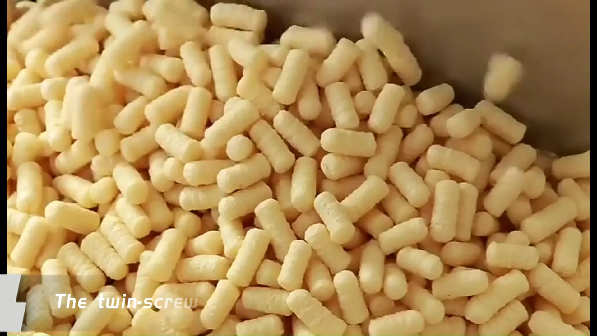 Puffed Corn Rice Snack Food Extruder Machine Snack Food Machinery ...