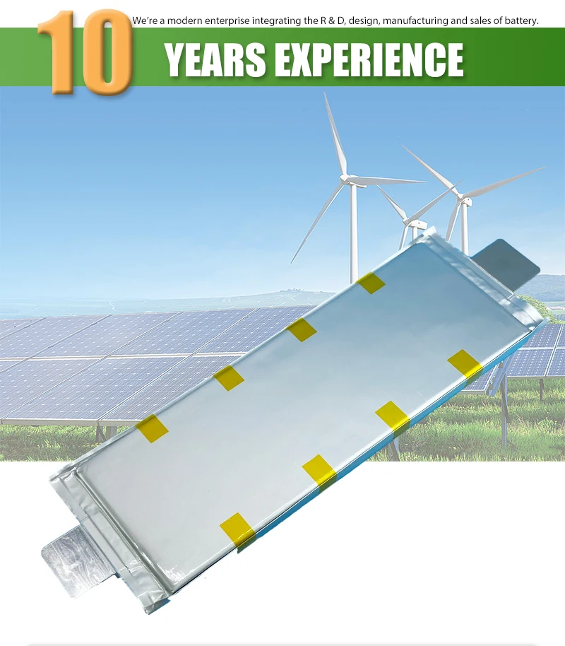 New 3.2V 65AH Pouch Lifepo4 Battery Rechargeable Cell 12V 24V Batteries ...