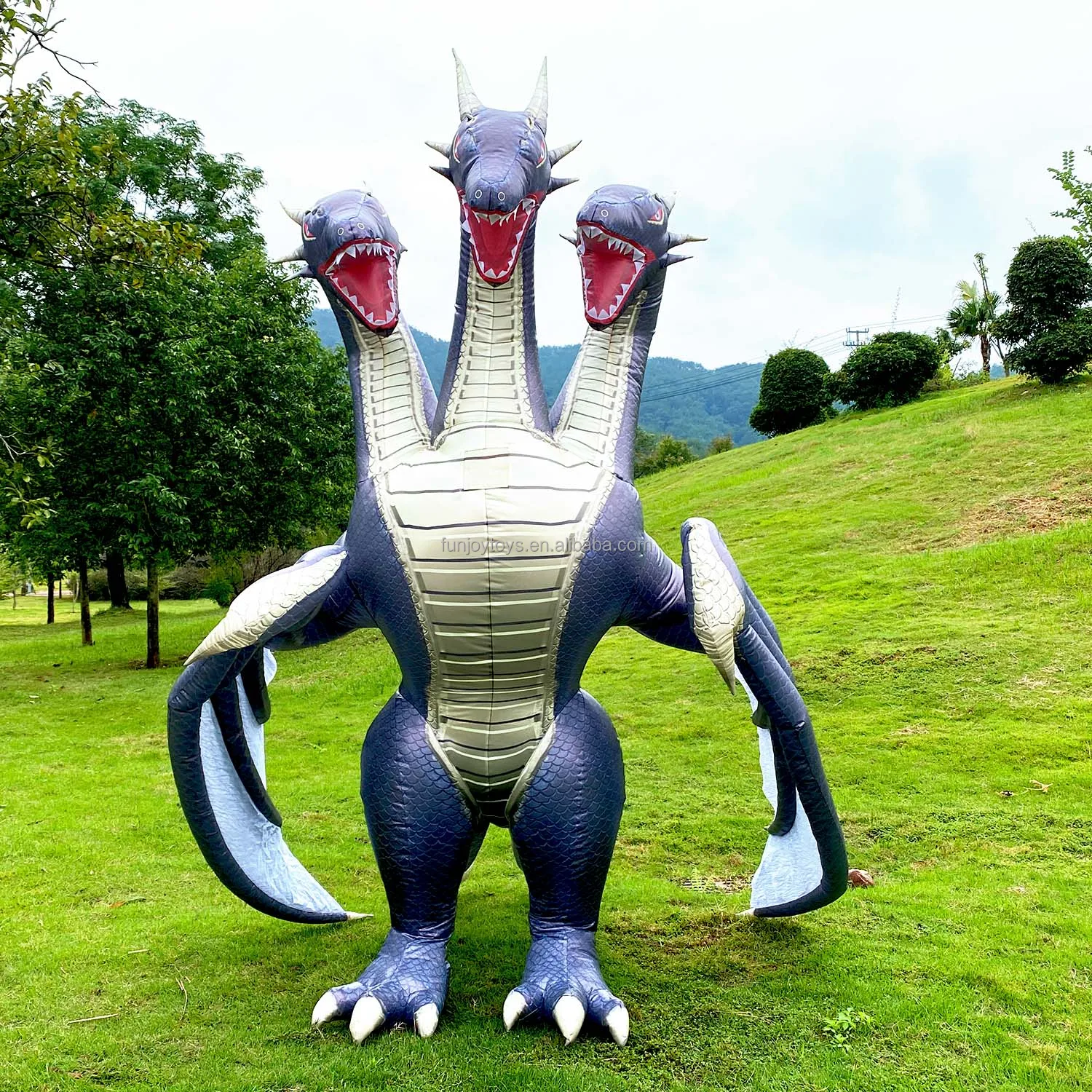 Three-headed Dragon Inflatable Ghidorah Costume for Halloween