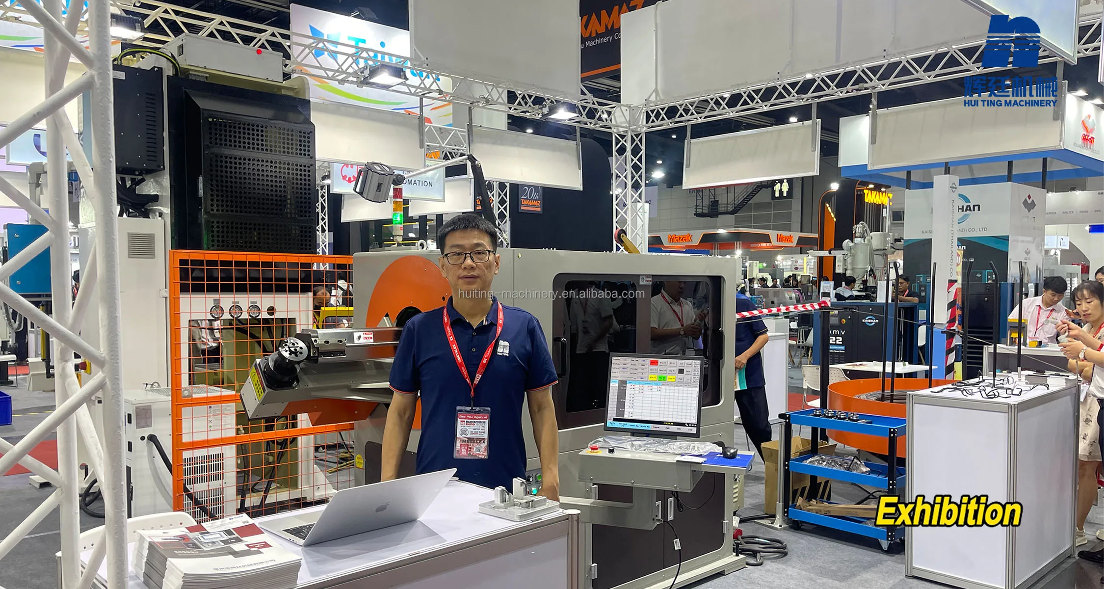 Hui Ting Patent 2D 3D CNC Wire Bending Machine - Easy to Operate