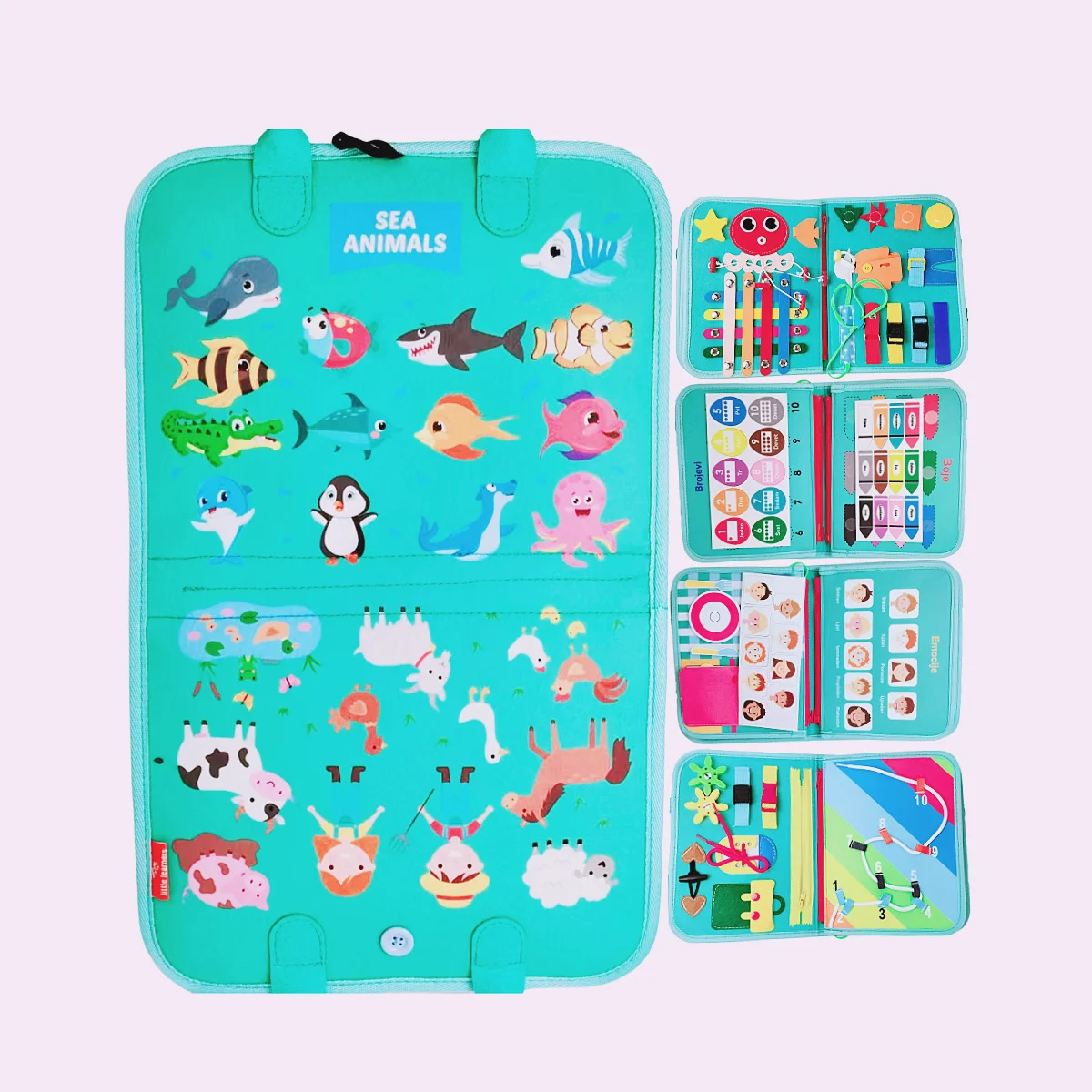 Ocean Felt Storyboard Pieces Interactive Teaching Flannel Board Stories ...