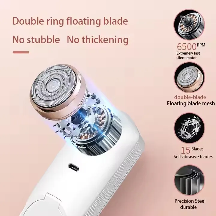 2in1 Waterproof Bikini Electric Shaving Machine Double Blade Hanging ...