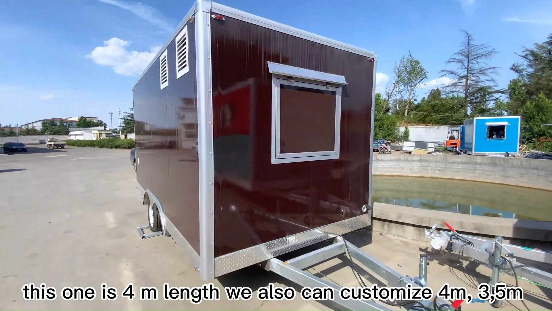 Truth New Street Towable Kitchen Mobile Ice Cream Cart Pizza Coffee ...