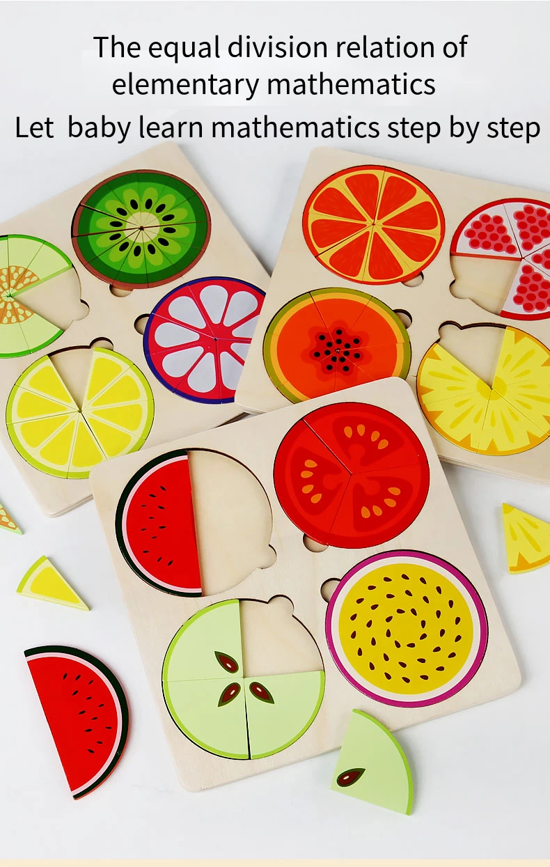 Children Montessori Fruit Classification Teaching Equipment Primary ...