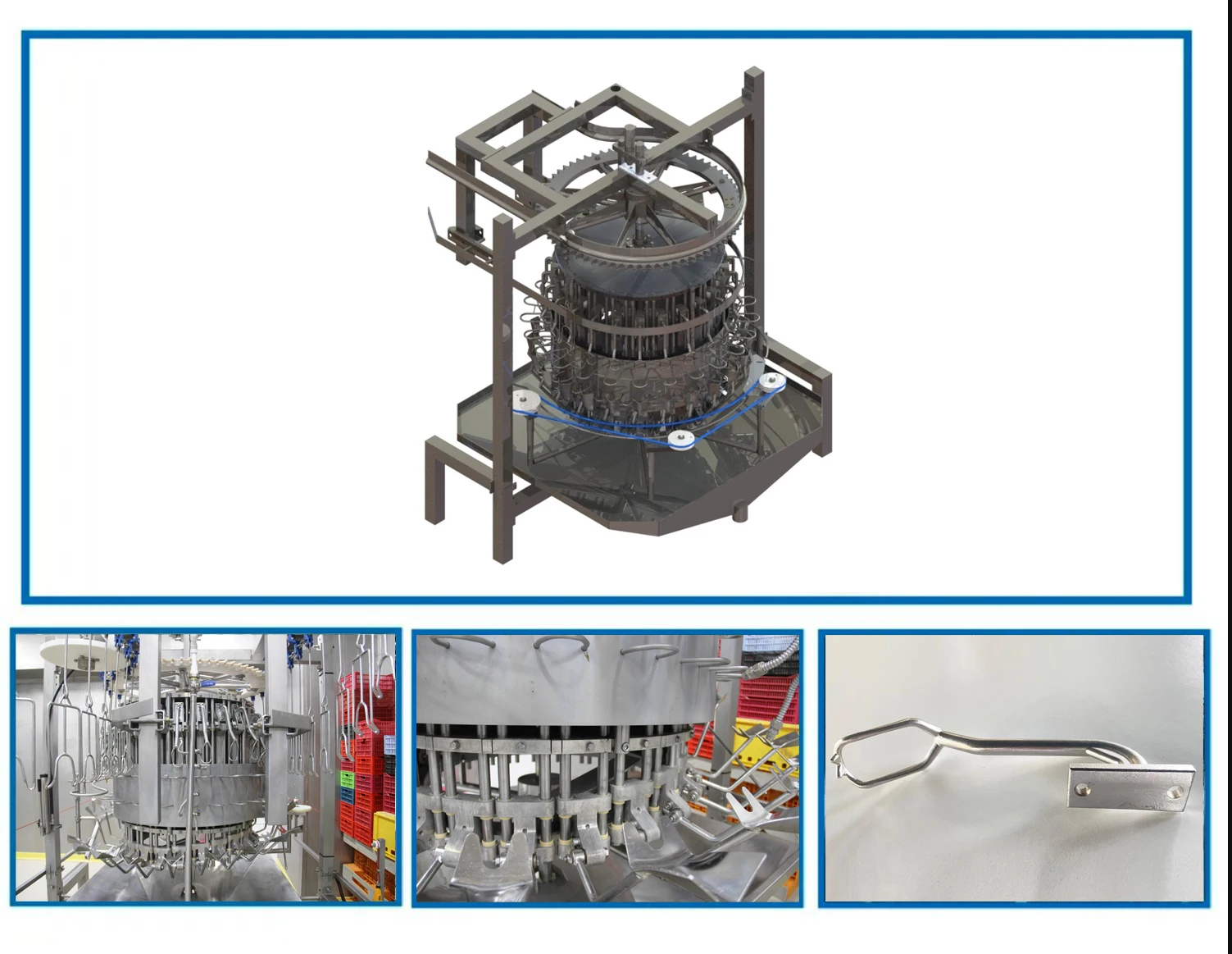 Tekaman Eviscerator Pickpocket Type Chicken Poultry Eviscerating ...