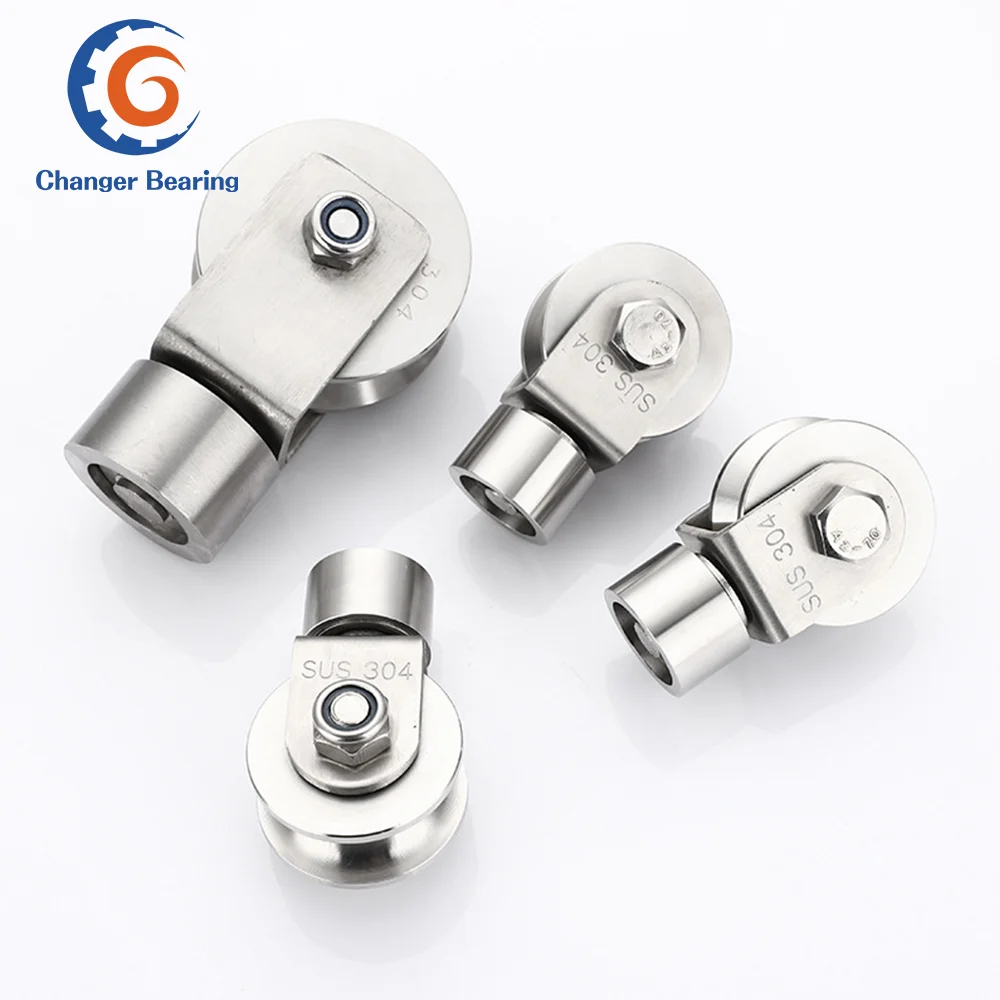 360 Degree Track Sliding Gate Roller Wheel - 304 Stainless Steel