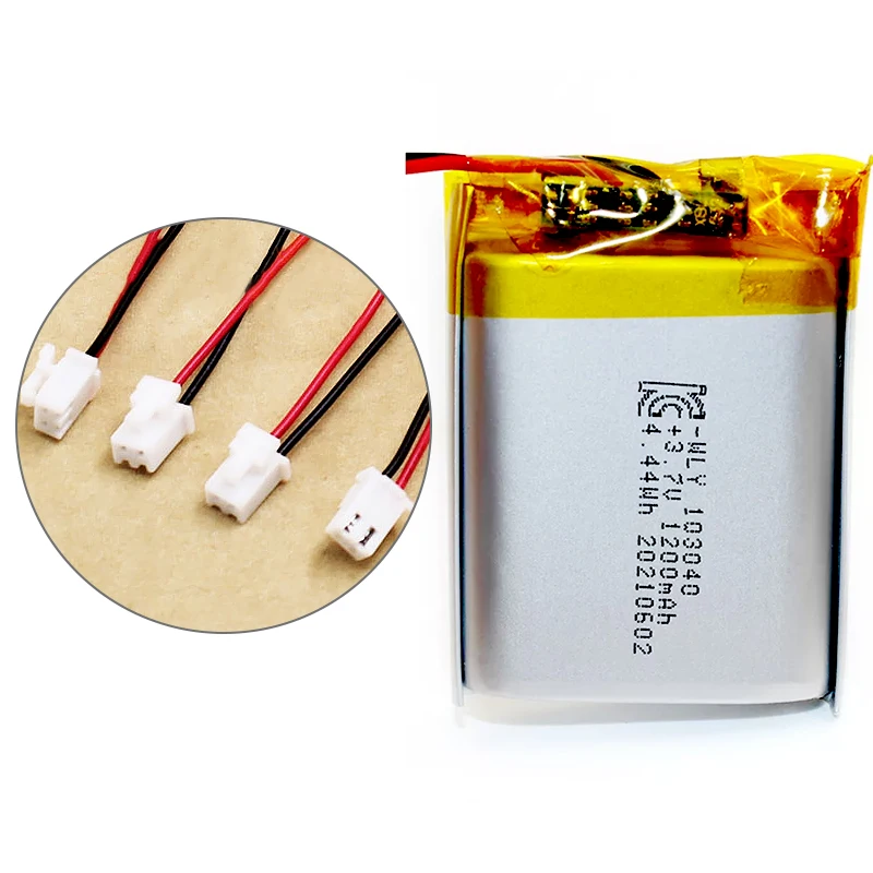 Small Rechargeable 3.7v Lithium Ion Battery 500830 100mah