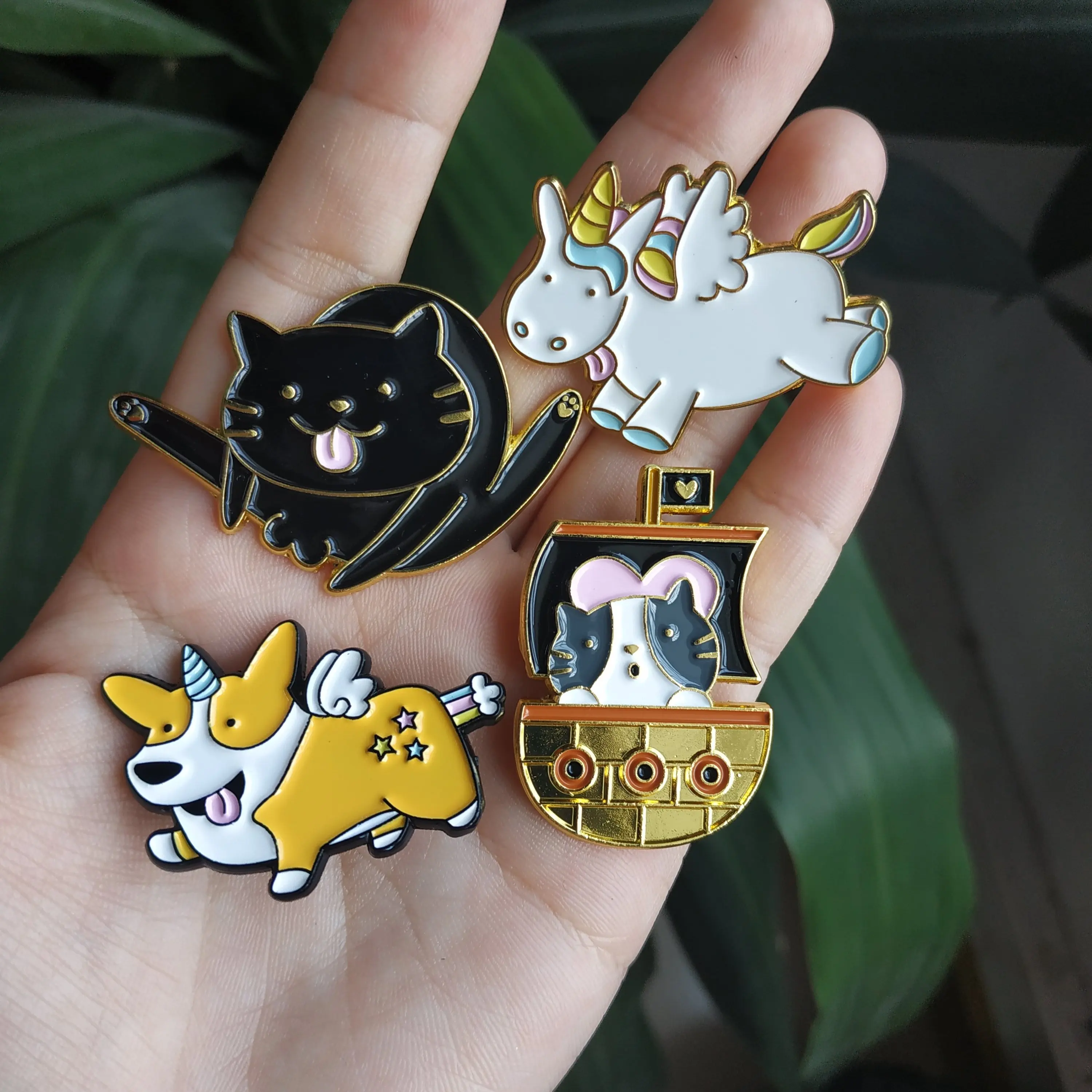 Pokemo Custom Enamel Pins Modern Magnetic Soft Enamel Pin with UV ...