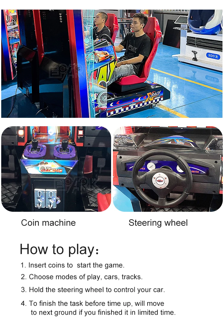 Coin Operated Gaming Machine - 2 Players Outrun Arcade