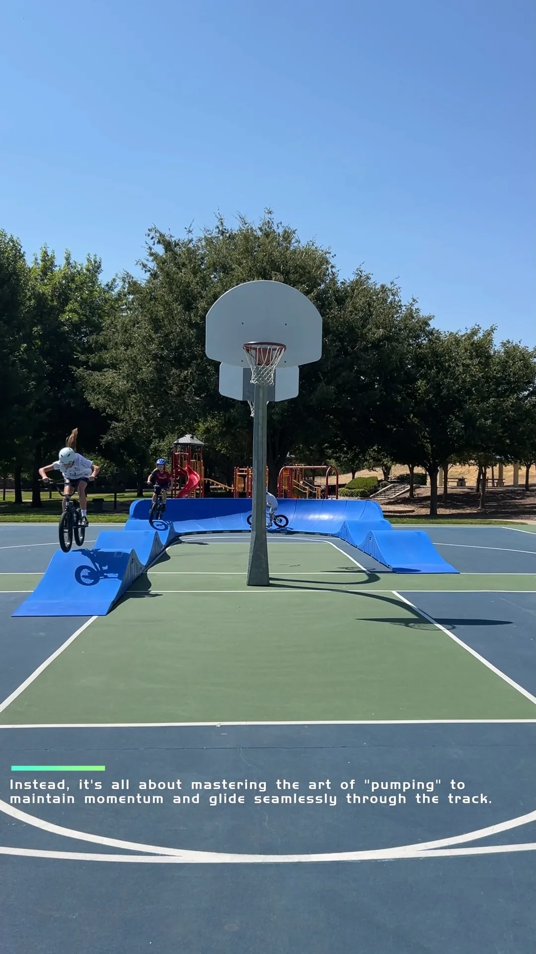 Portable Plastic Modular Pump Track New Style Pump Cycle 1 System ...