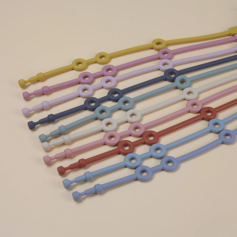 Factory New Arrivals Colorful Silicone Anti-drop Baby Pacifier Chain ...